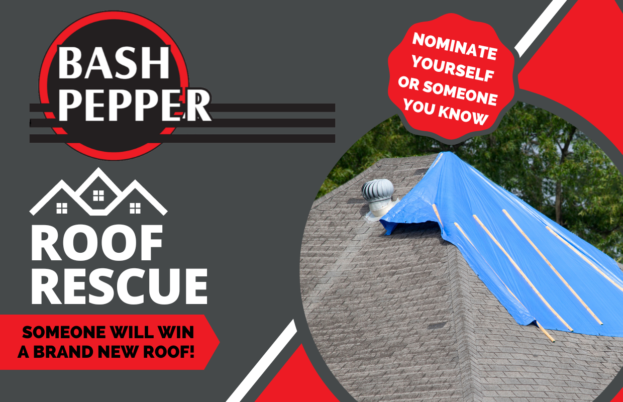 Bash Pepper Roof Rescue | WIXY.com
